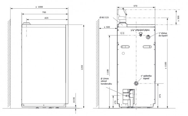 Protherm plynový kondenzační, stacionární kotel Medvěd Condens 25 KKS ...